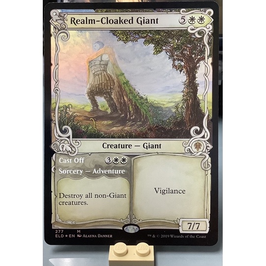 MTG - Realm-Cloaked Giant - SHOWCASE FOIL (Throne of Eldraine ...