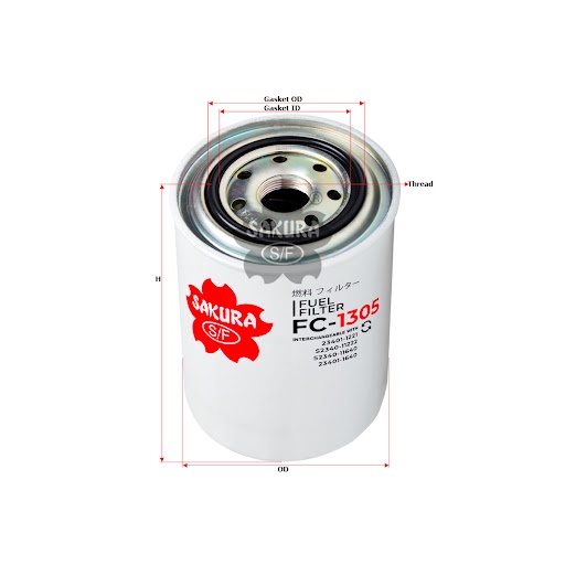 FC1305 Fuel Filter Sakura | Shopee Philippines