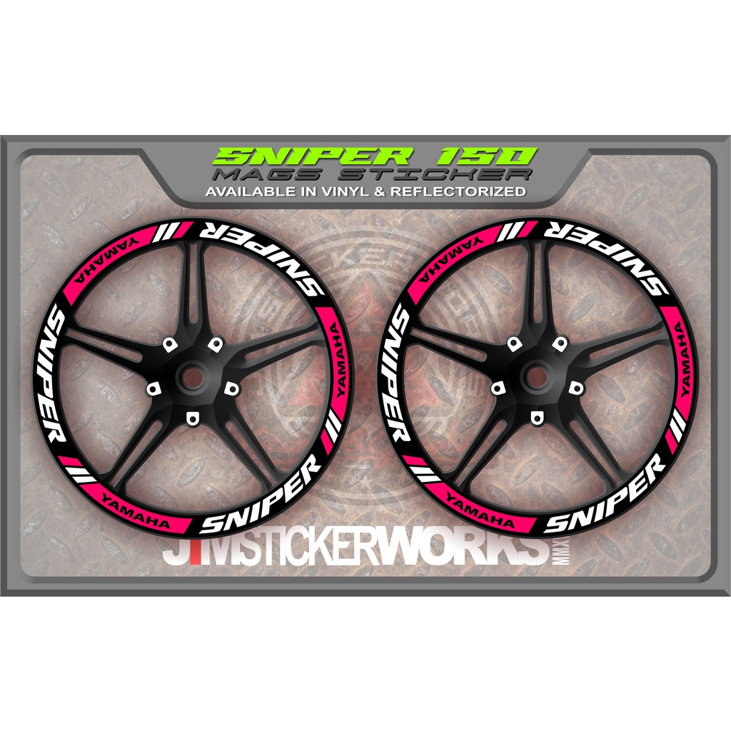 SNIPER 150 MAGS STICKER vinyl materials (can fit to v1 or v2 model ...