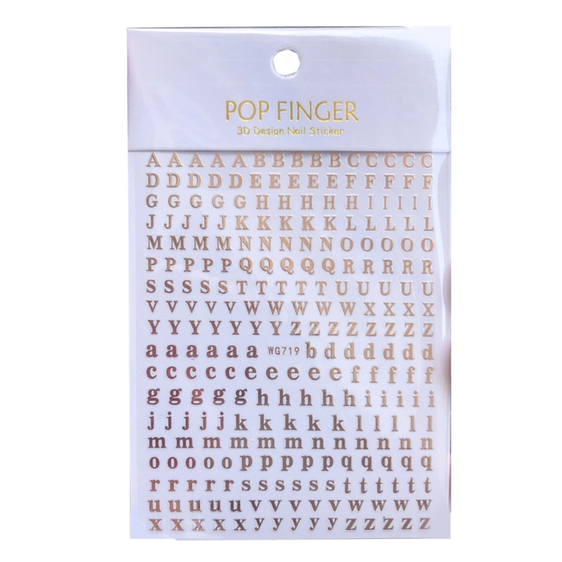 SIY 26 Letters Uppercase Lower Case Letters Self Adhesive Stickers for ...