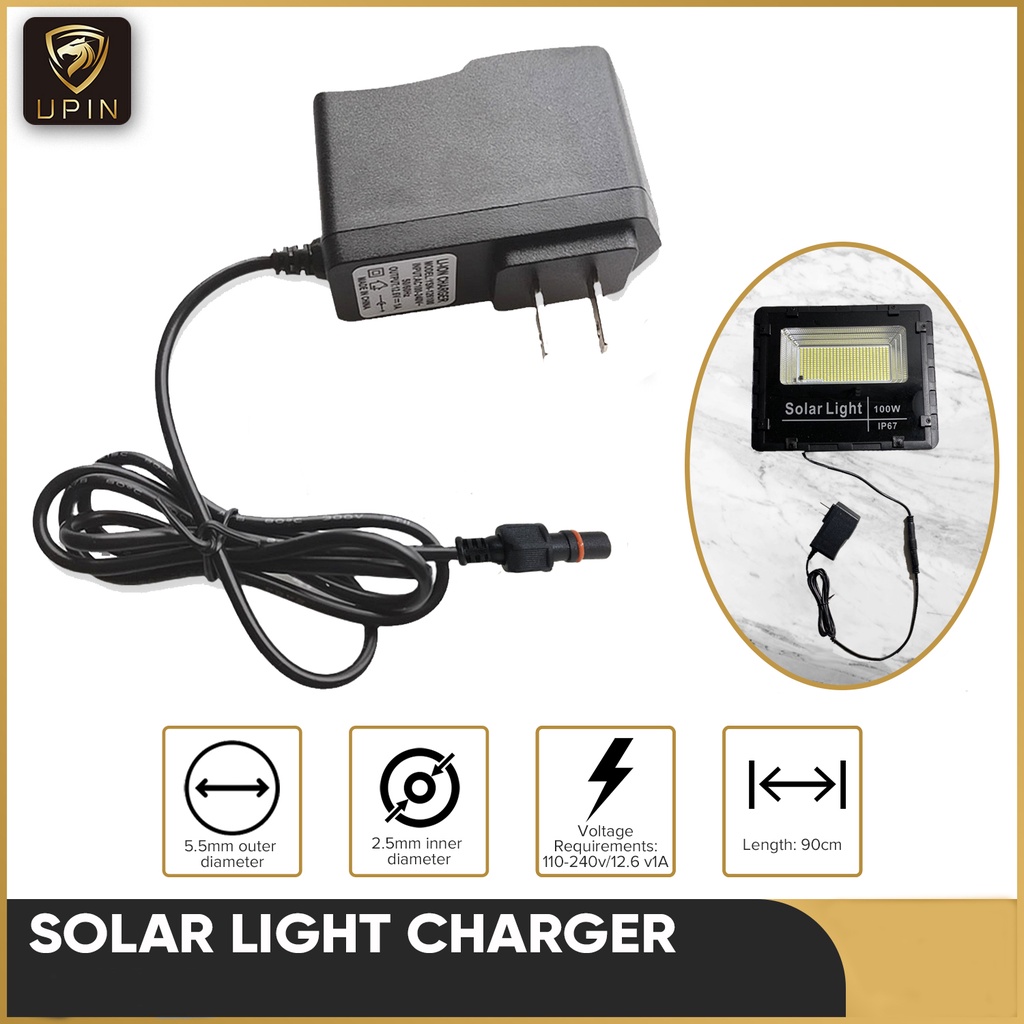 ( CHARGER )UPIN Solar Led Outdoor Flood Light Street Lamp Charger ...