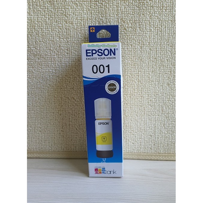 Genuine Epson 001 Ink (YELLOW) for L4150 L4160 L6160 L6170 L6190 L6191 ...