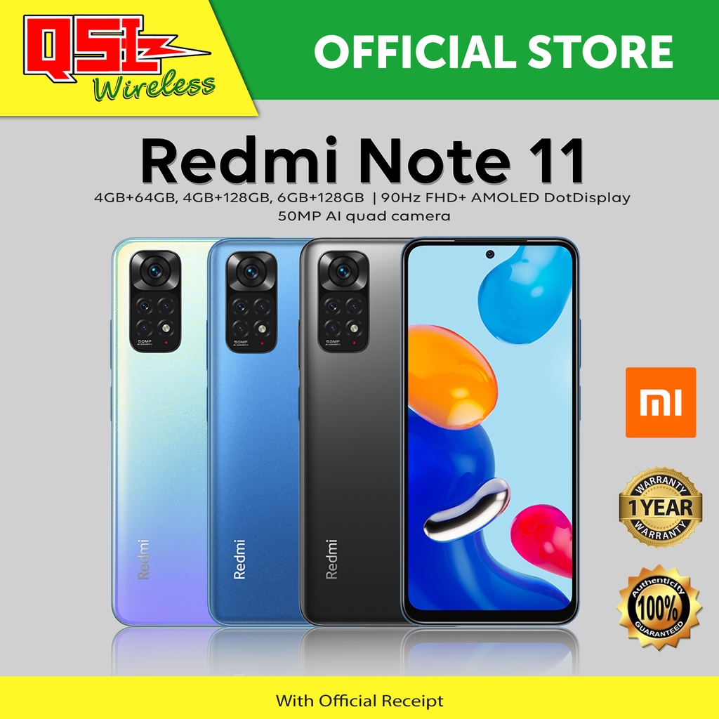 Xiaomi Redmi Note 11 , 4+64 | 4+128 | 6+128 | Shopee Philippines