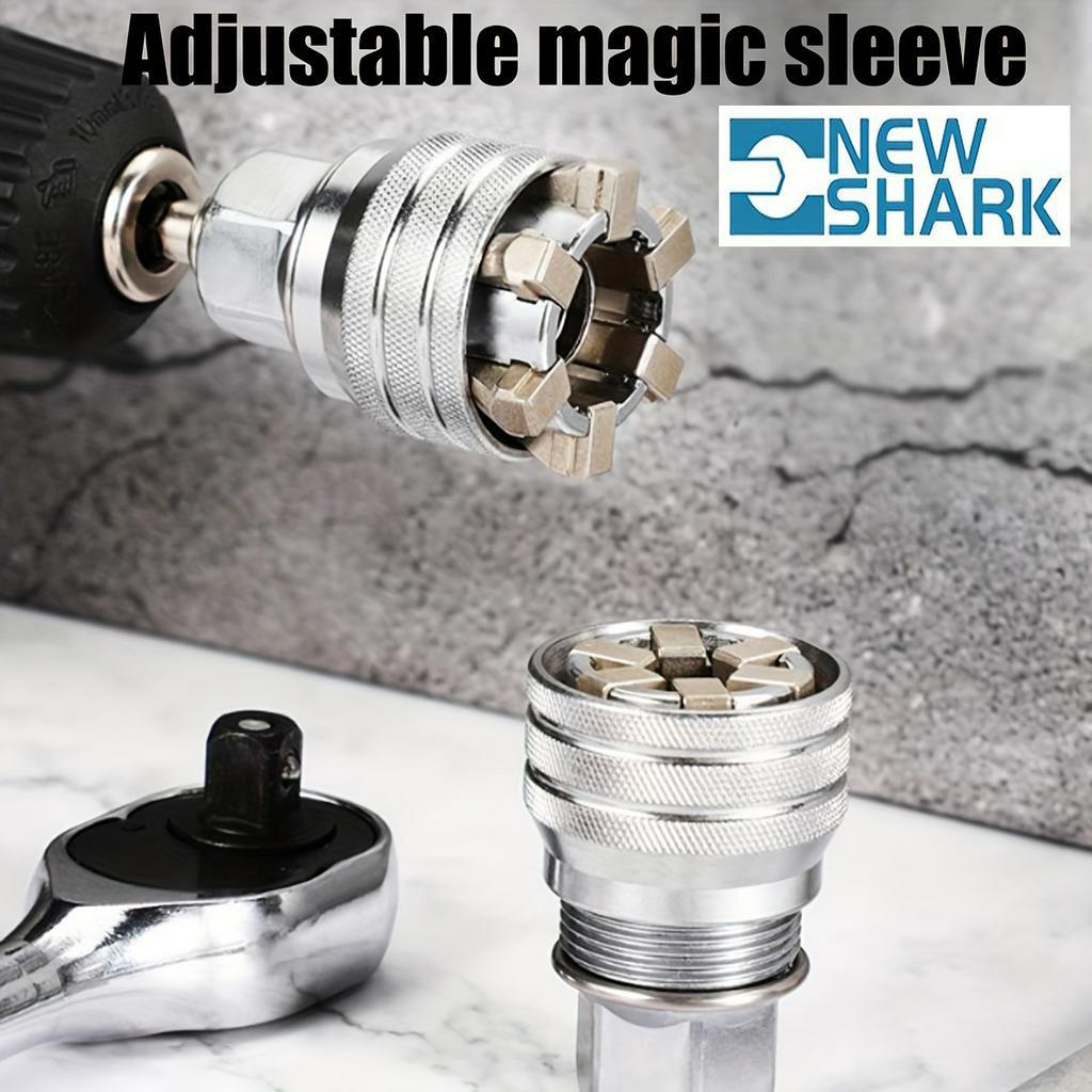 Universal Multifunctional Wrench Socket Sleeve Converter for 3/8" Drive ...