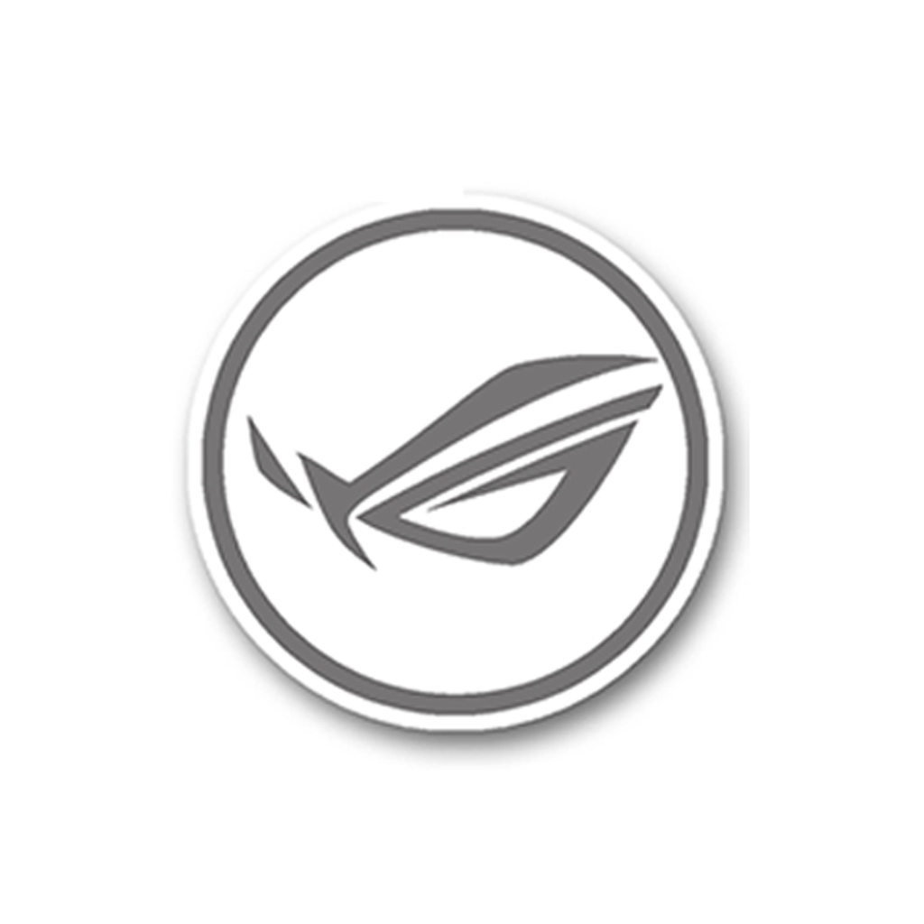 ROG - Republic of Gamers logo vinyl stickers for computer case fans ...