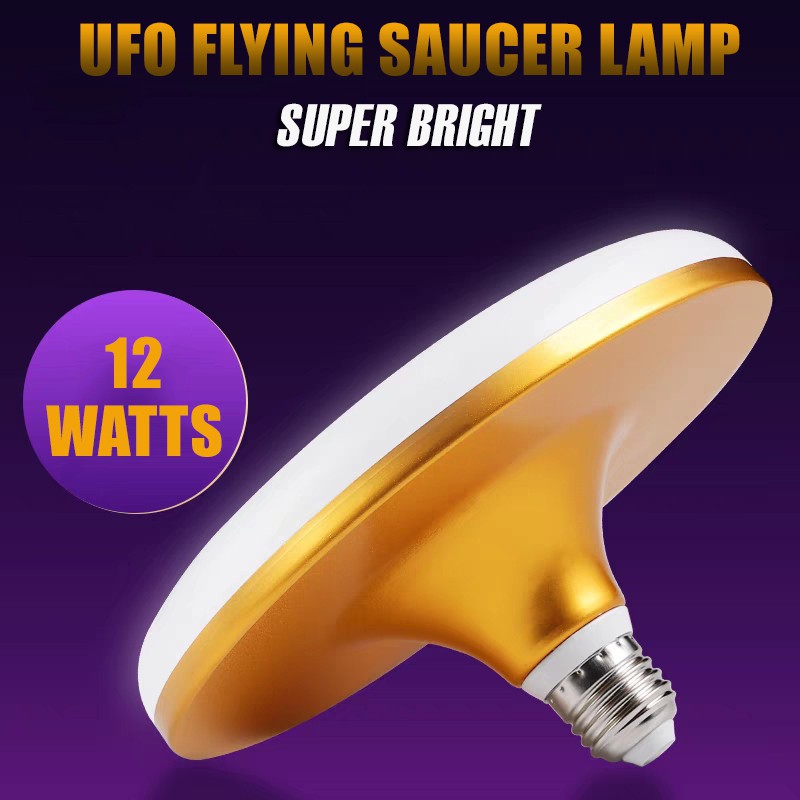 65W-12W factory supplier E27 Flat firefly lamp design Energy saving UFO ...