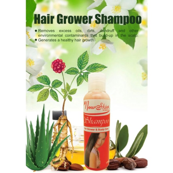 NourSkin Hair Grower Shampoo (100 mL / 120 mL) | Shopee Philippines