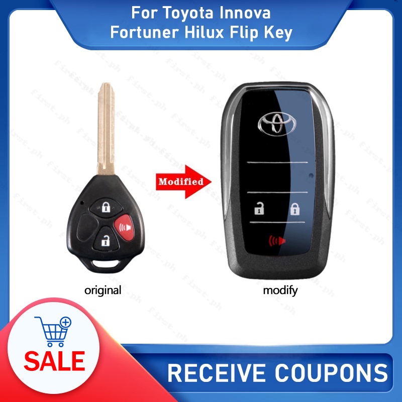 For Toyota Innova Fortuner Hilux RAV4 Altis flip key accessories car ...