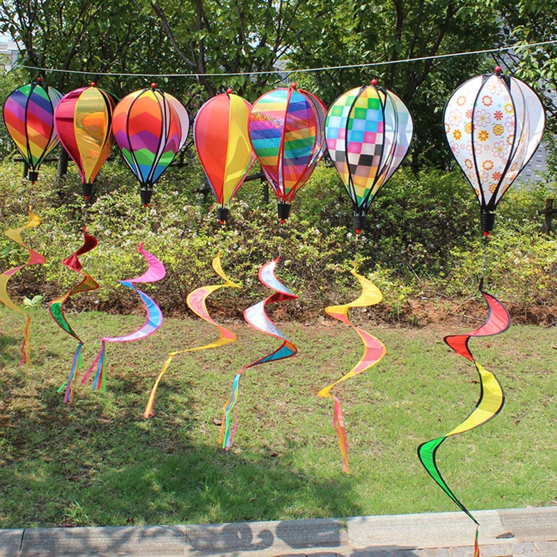 cutep Hot Air Balloon Wind Spinner Rotating Windmill Hanging Ornament | Shopee Philippines