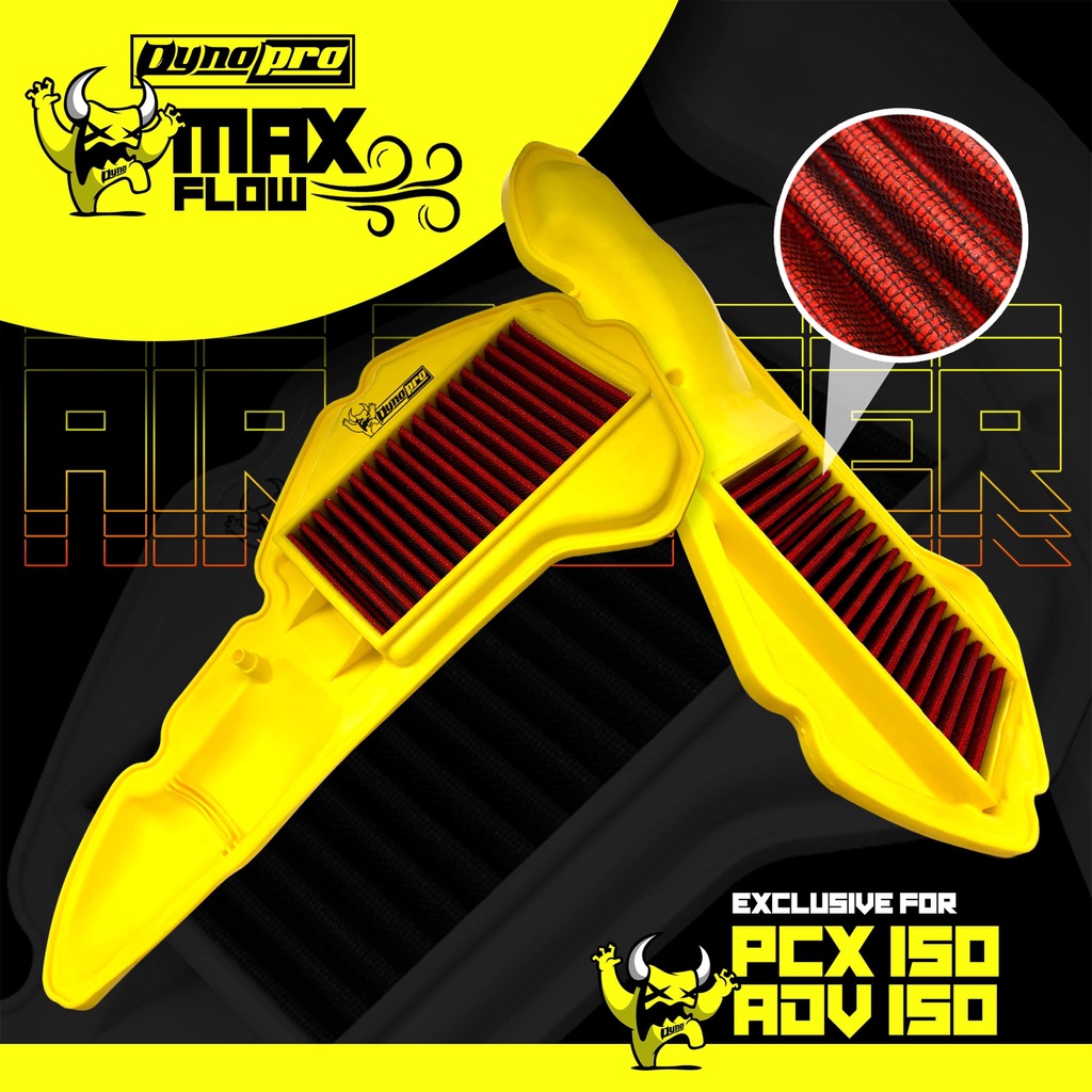 DYNOPRO MAX FLOW for ADV 150 / PCX 150 / PCX 160 | (Washable) High ...