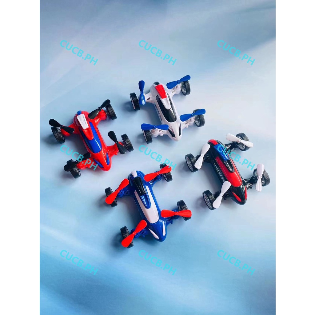 Inertial drone toy car running and rotating airplane car toy airplane ...