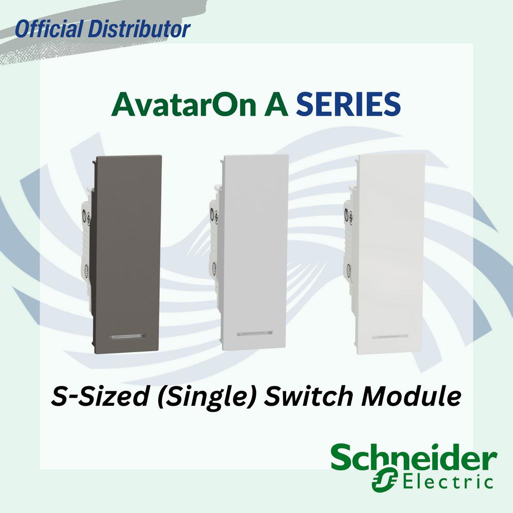 Schneider AvatarOn A 2"X4" 1 / 2 / 4 Way Single (S-Sized) Switch ...