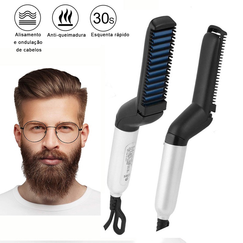 Multi-Function Korea Men's Electric comb Hair comb Beard comb Straight ...