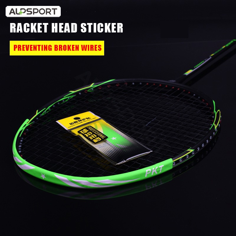 Alpsport Pkt Racket Head Sticker For Badminton Net Feather Frame Border ...