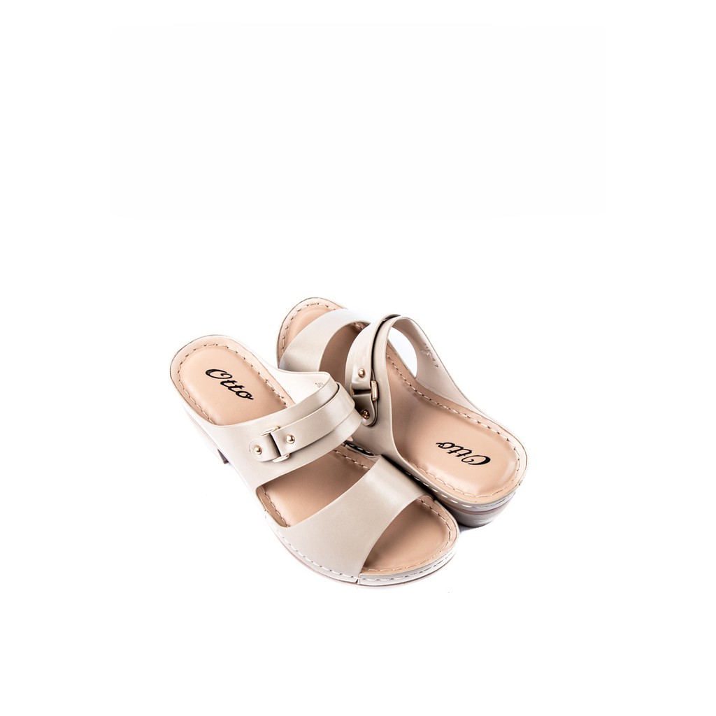 Otto 22900008 Women's Double Strap Sandals in Gray and Navy Blue ...