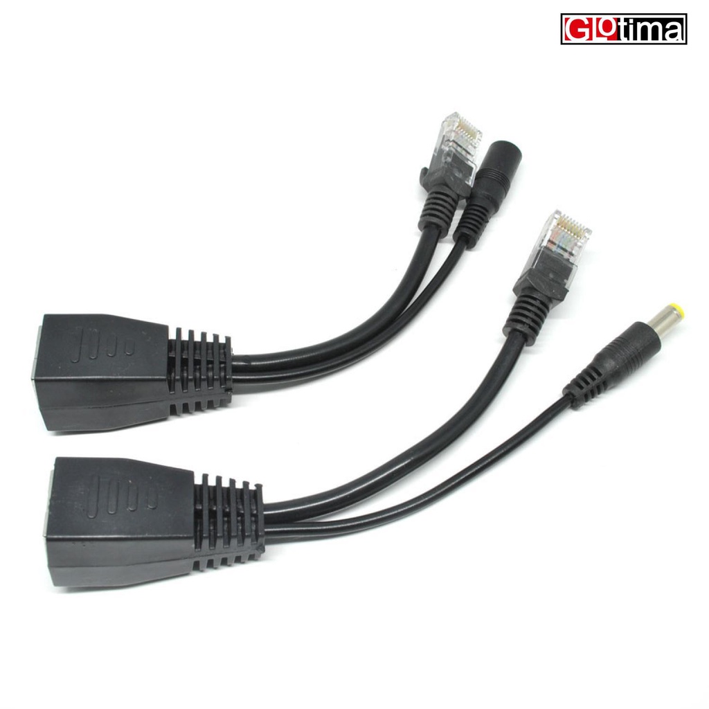 Passive PoE Power Over Ethernet Cable Male Female Power Plug | Shopee ...