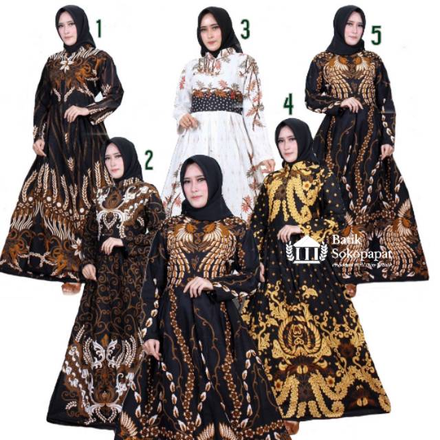 Gamis BATIK MANGGAR, Rice, SEKAR, Beautiful, Sweet, Sweet, Fan, Leaves ...