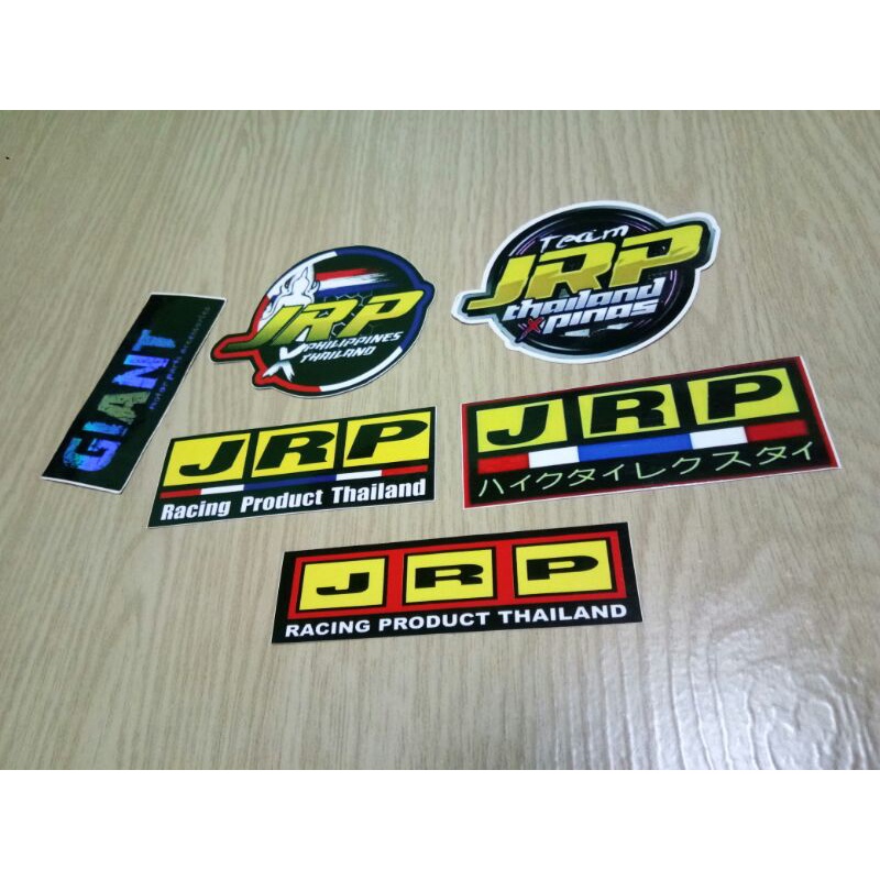 Jrp Logo motorcycle sticker glossy and laminated(Sold per pcs) | Shopee ...