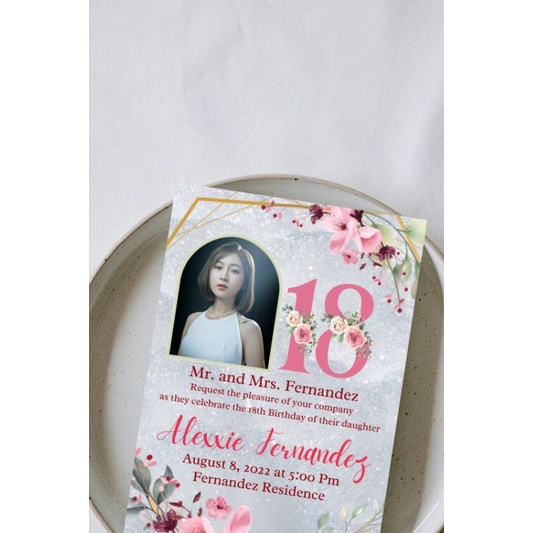 The Modern Royal debut Invitation card collection | Shopee Philippines