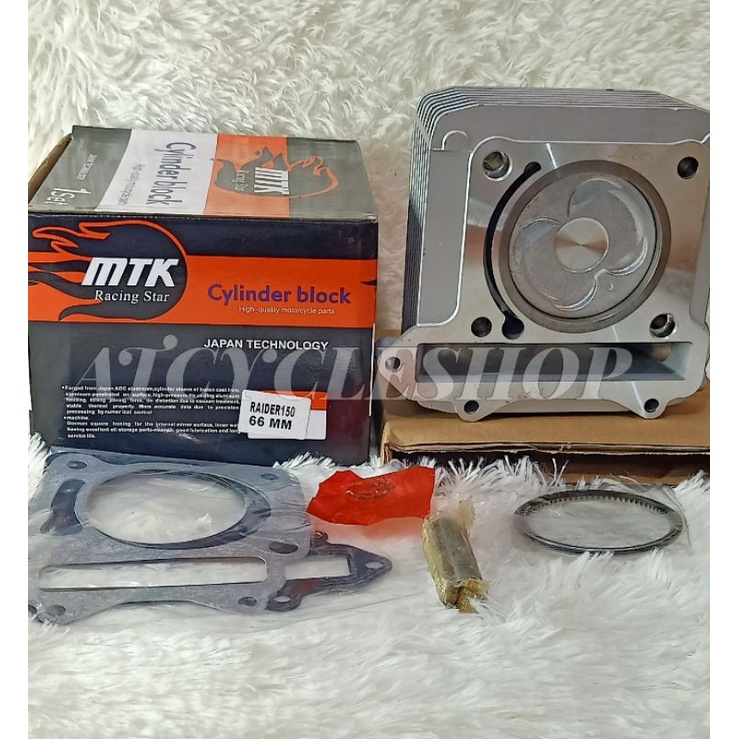 MTK CYLINDER BLOCK FOR RAIDER 150 CARB 66MM | Shopee Philippines