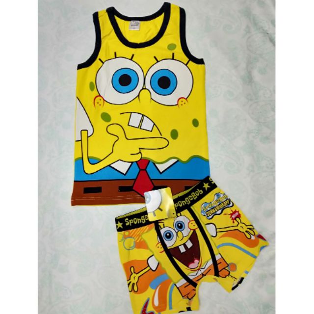 SPONGEBOB TERNO SANDO/BOXER | Shopee Philippines