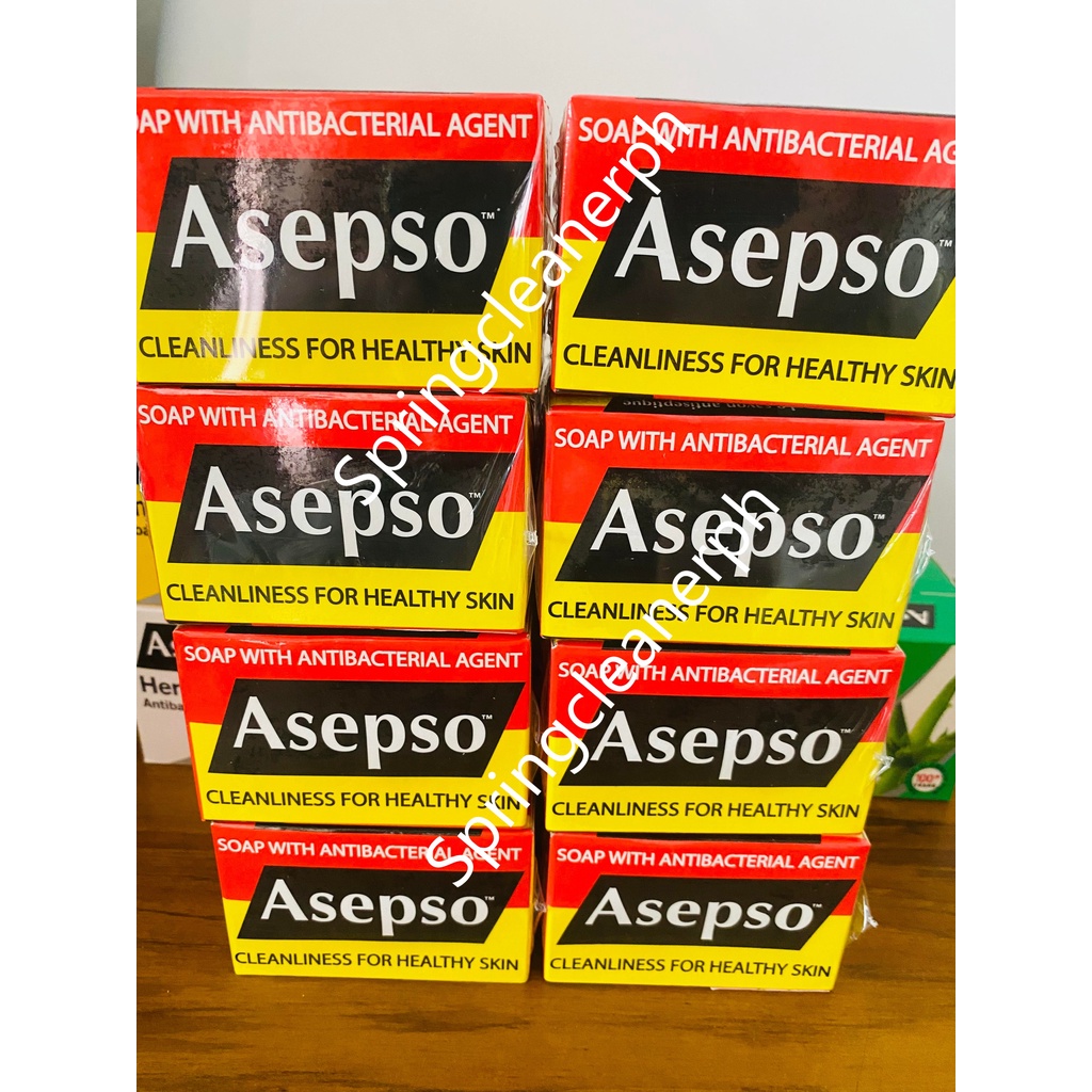 Authentic Asepso Soap 80g and 150g (Original, Gentle, Herbal, Lemon ...