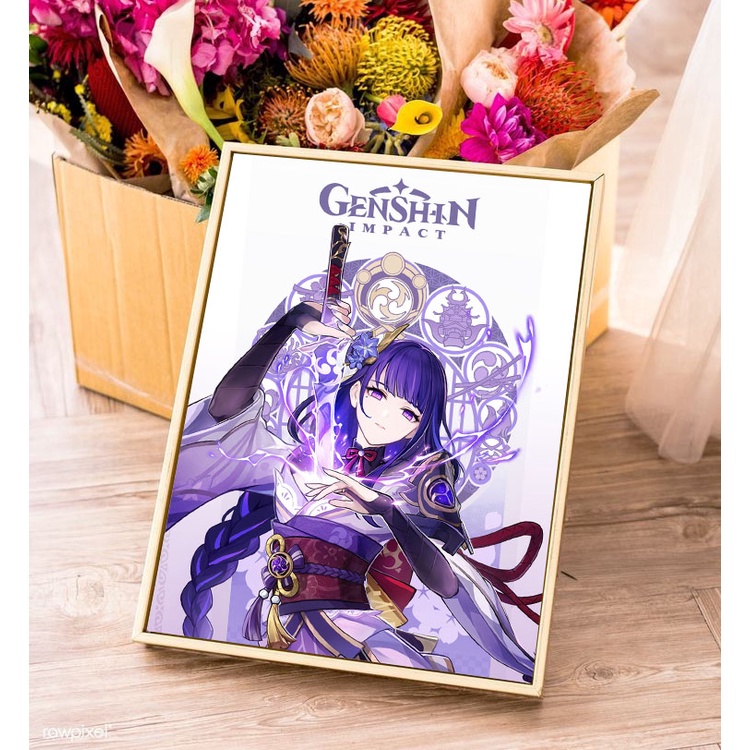 Genshin impact game Poster full color special hd quality special ...