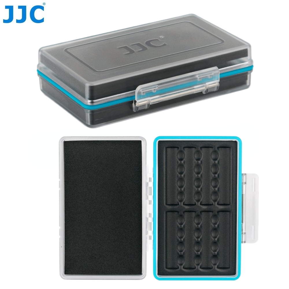 JJC 8 Slot AA 14500 Battery Case for Battery , Sturdy and Durable Battery Protection Box Holder ...