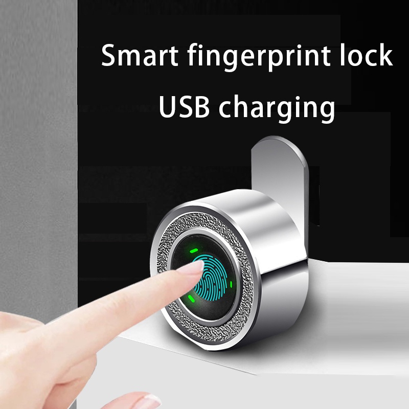Cabinet Lock Smart Fingerprint Lock Biometric Drawer Lock Fingerprints ...