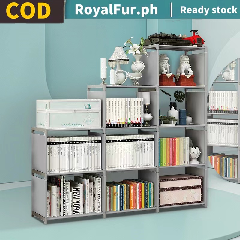 COD-3 Row 9 Cubes DIY Multi Function Bookshelf Storage Rack Storey ...