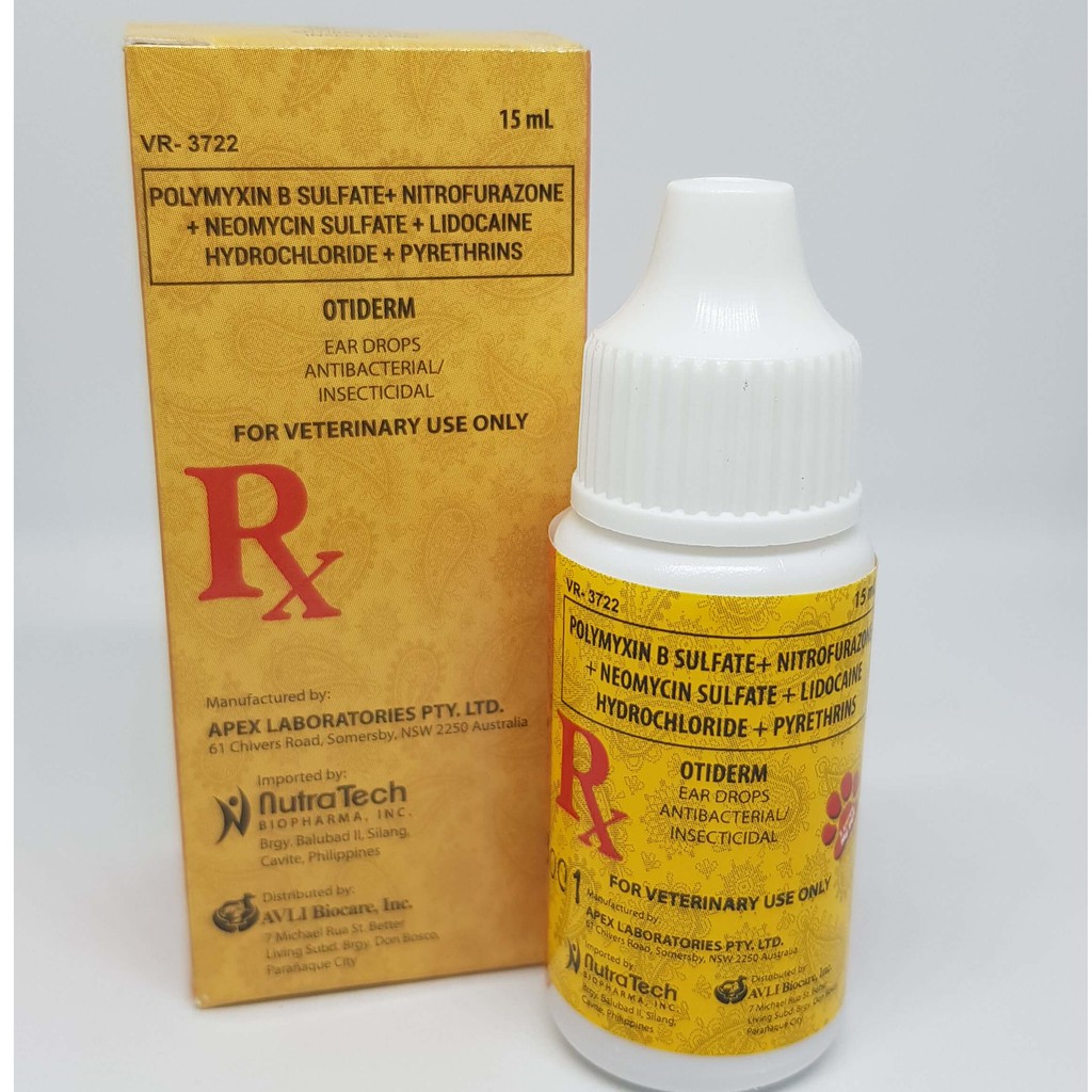 Otiderm Ear Drops (15mL) | Shopee Philippines