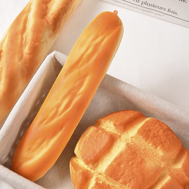Realistic Artificial Toys Long Bread Twist Breads, Play Food Decoration ...