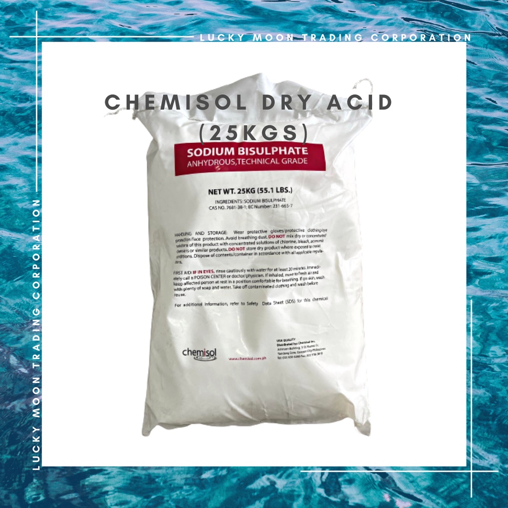 LMTC Swimming Pool Supplies CHEMISOL Dry Acid (25KGS) | Shopee Philippines