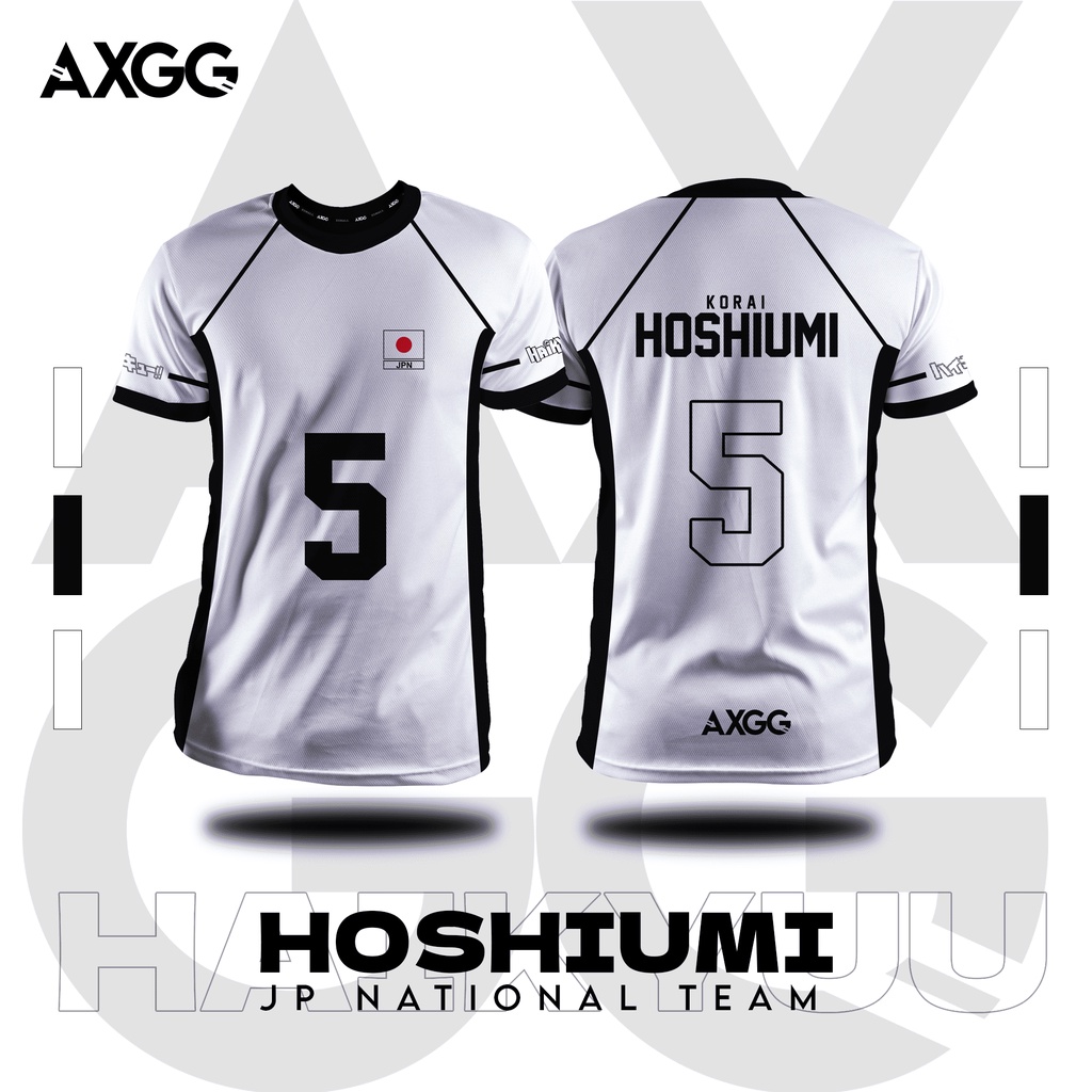 AXGG ' Haikyuu Japan National Team - Hoshiumi ' Anime T-Shirt | Shopee ...
