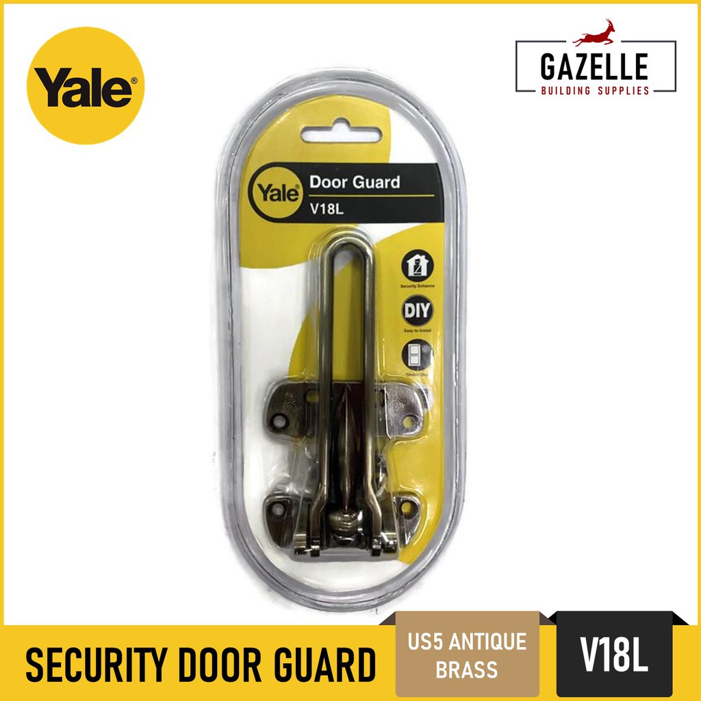 Yale Security Door Guard - V18L | Shopee Philippines