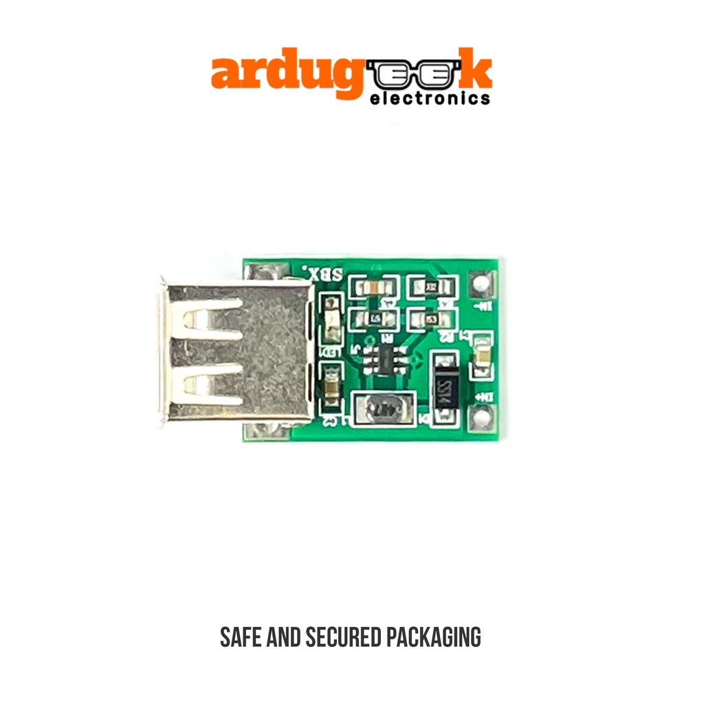 DC 3V to 5V USB Output Charger Module Step Up for 1S LiPo Solar Battery ...