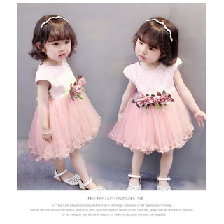 ANGELIKE Baby Christening Dress For Girl 1 Year Old Baptismal 1st ...