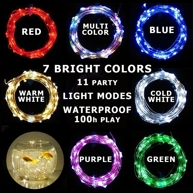 Fairy Light Led Battery Operated Light 3M | Shopee Philippines