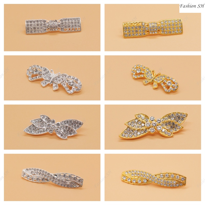 High Quality Brooch Shoulder Kerongsang Pin Tudung Pin Gold and silver ...