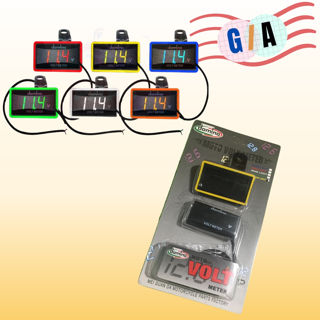 DOMINO VOLT METER WITH HOLDER | Shopee Philippines DOMINO VOLT METER WITH HOLDER | Shopee Philippines