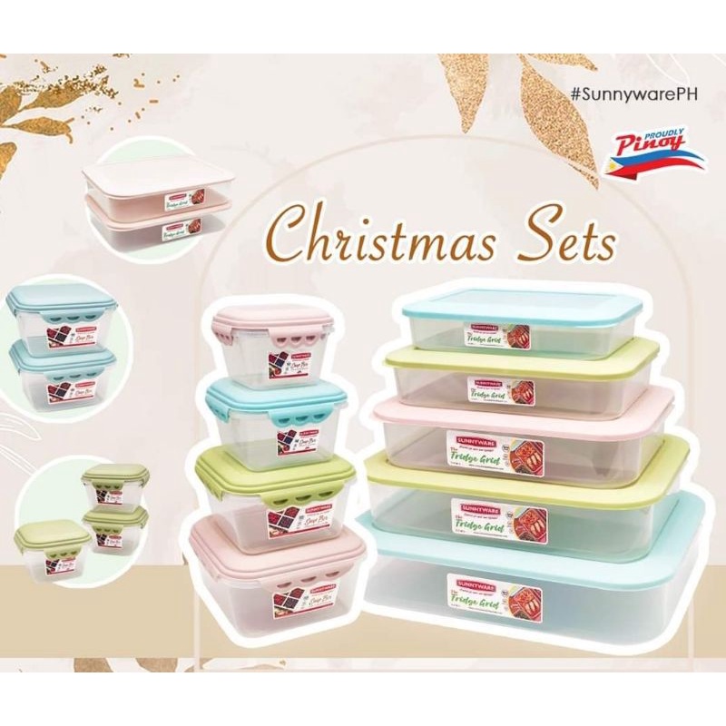 Sunnyware Snap Box (Christmas Sets 2021) | Shopee Philippines