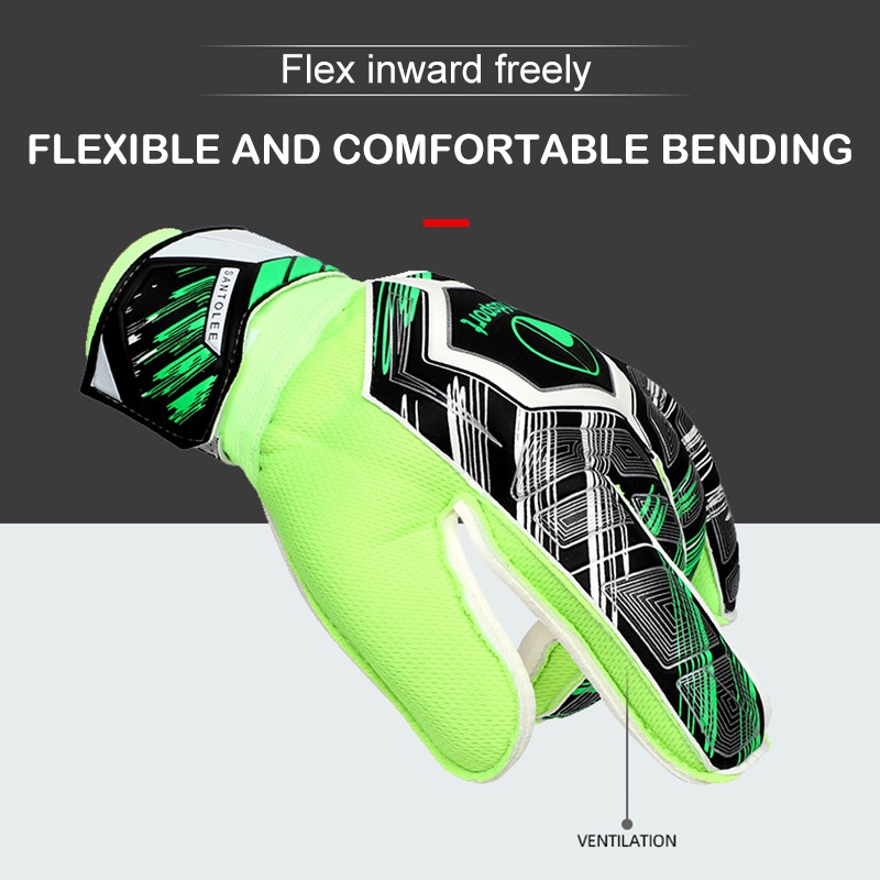 Goalkeeper Gloves Premium Quality Football Goal Keeper Gloves Finger ...