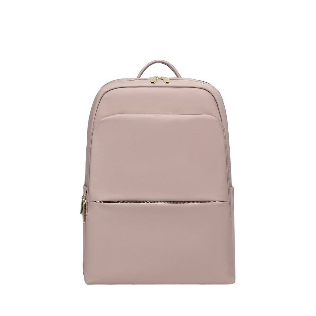 FULL DESIGN Lady Waterproof Laptop Backpack Pink Grey Black 14 Inch ...