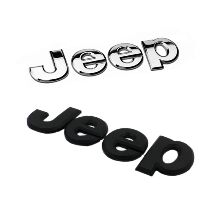 JEEP 3D Car Metal Logo Modification Badge JEEP Badge Emblem Decal ...