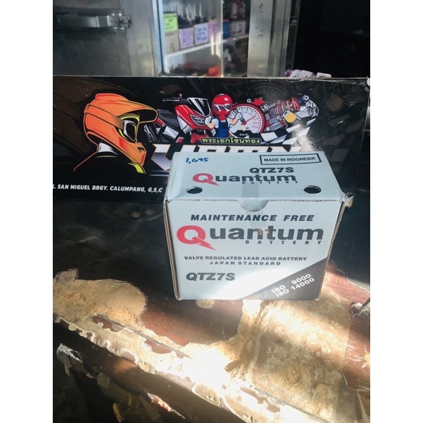 Quantum OriginaL Motorcycle Battery Maintenance Free QTZ7S 5A R150 ...
