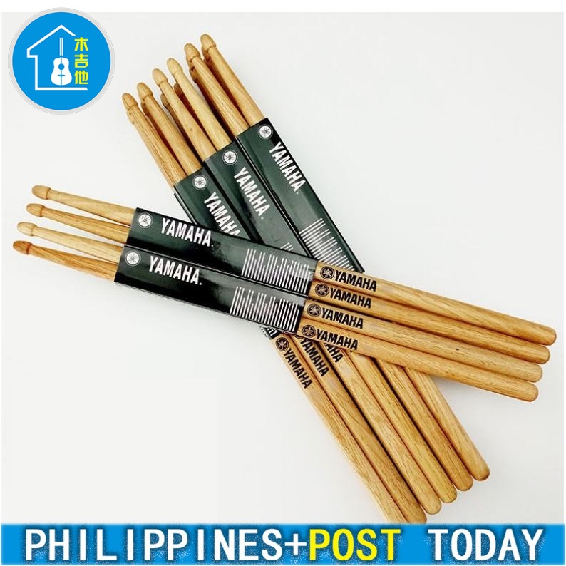 【Fast delivery】 Yamaha Oak Drum Sticks Drumsticks 5A 7A One Pair Wood ...