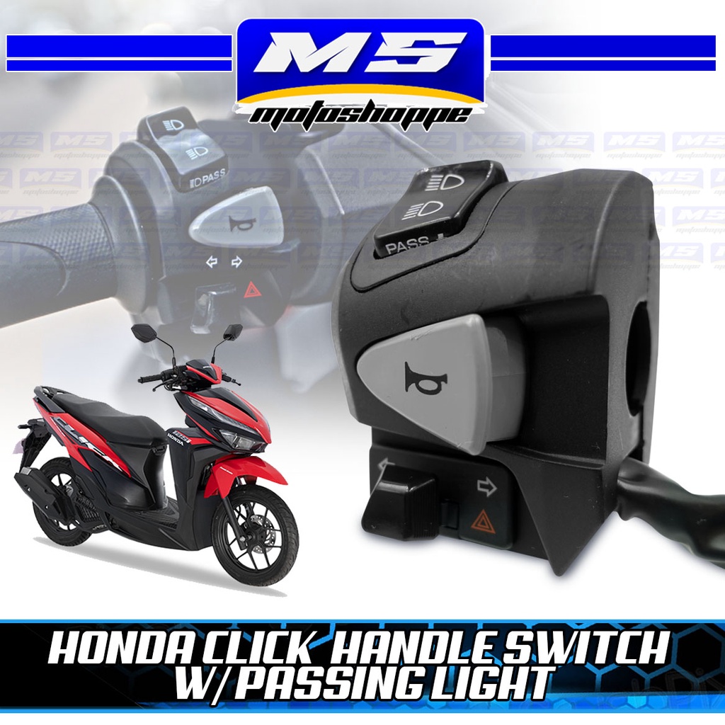 HONDA CLICK HANDLE SWITCH WITH PASSING LIGHT - MOTOSHOPPE MOTORCYCLE ...