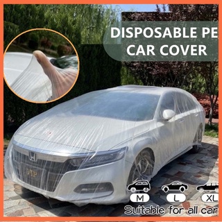 Clear Plastic Car Cover 100% Waterproof High Qulity Elastic Rainproof ...