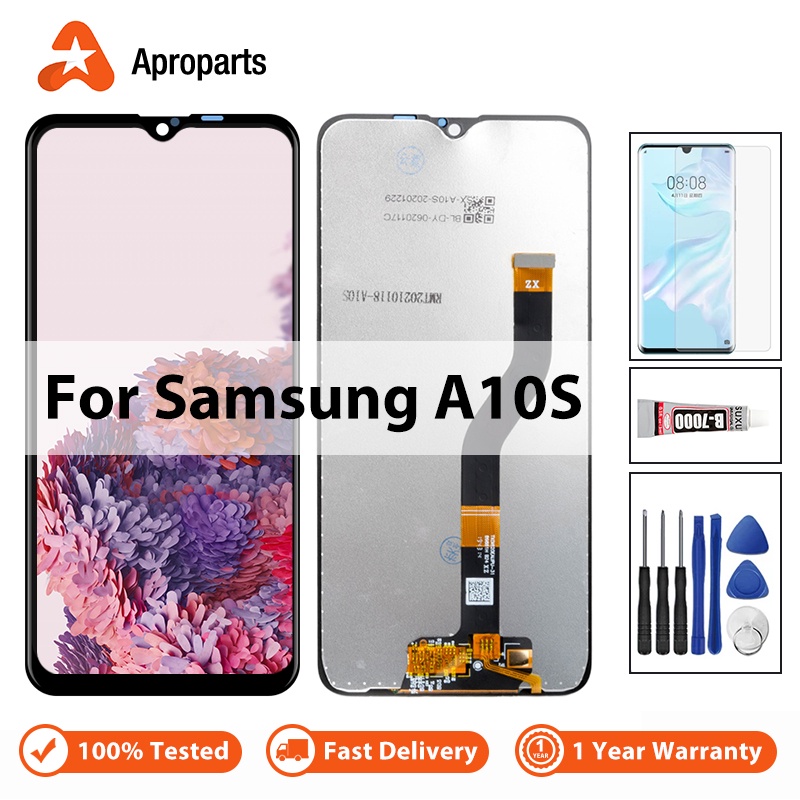 LCD For Samsung Galaxy A10s A107 A107F A107M/DS Display Touch Screen Digitizer Assembly With ...
