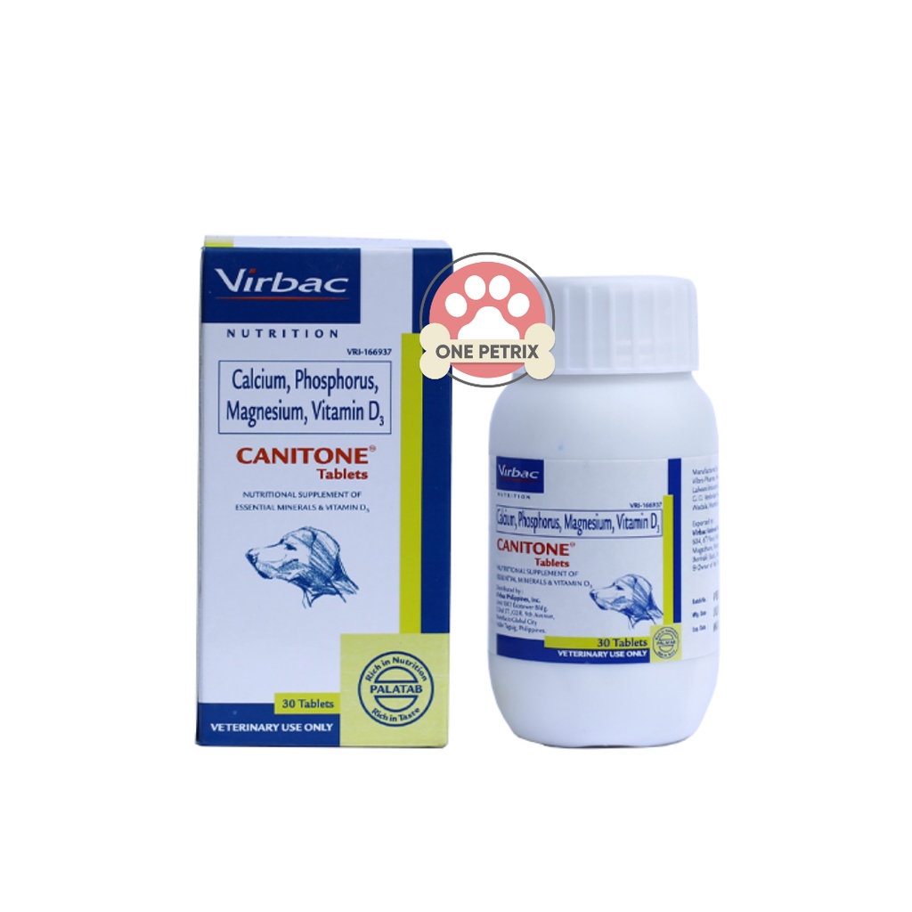 Virbac Canitone Tablets (30 Tablets) Nutritional Supplement of ...